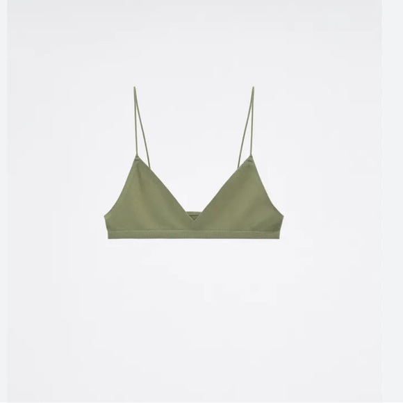 Zara | Intimates & Sleepwear | Seamless Triangle Bralette | Poshmark
